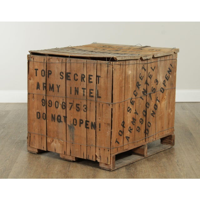 Top Secret Army Intel, Do Not Open Storage Crate, Movie, Play Prop ...