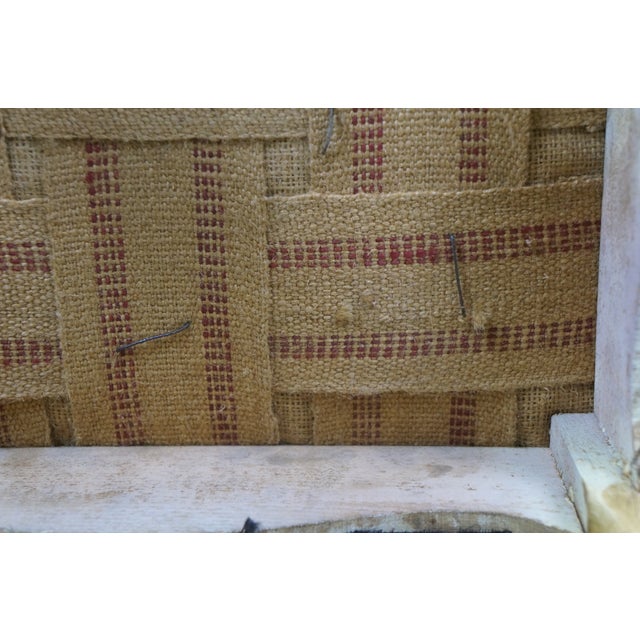 Antique French Provincial Embroidered Needlepoint Vanity Bench Foot ...