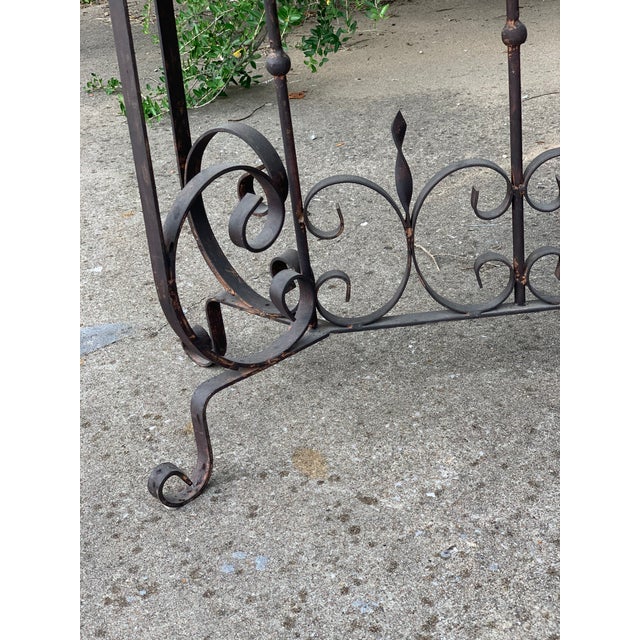 1970s Rustic Spanish Console Table | Chairish