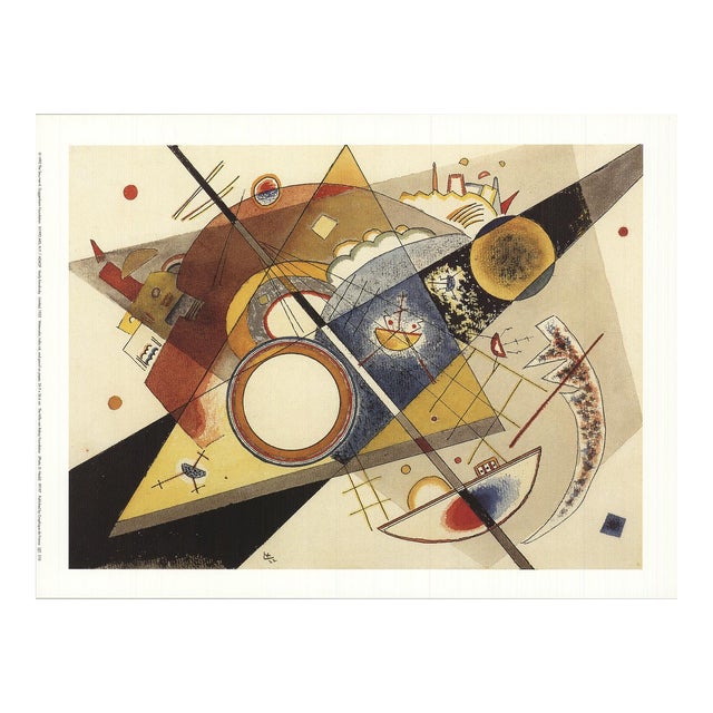 1992 Wassily Kandinsky 'Untitled, 1922' Expressionism Yellow,Black ...