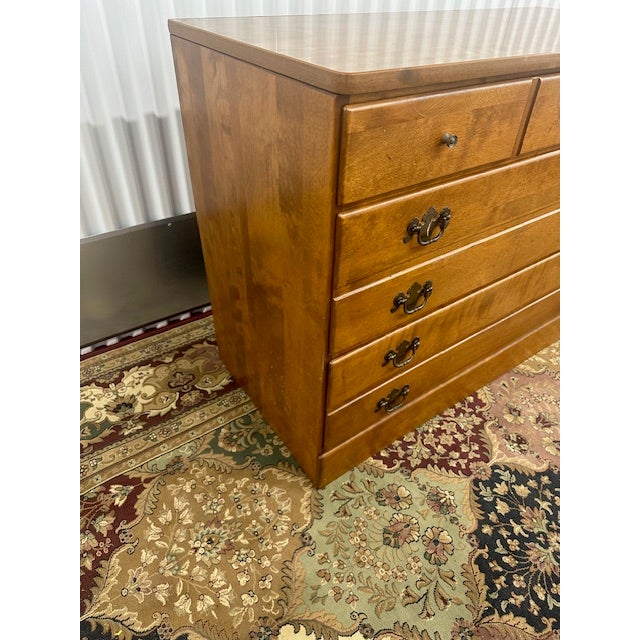 1980s Ethan Allen Seven Drawer Dresser | Chairish