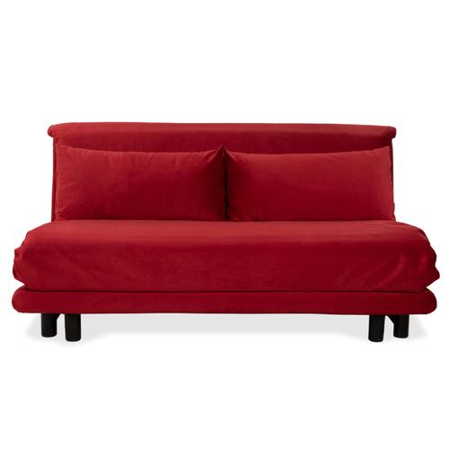 Multy Three-Seater Sofa in Red Fabric from Ligne Roset | Chairish