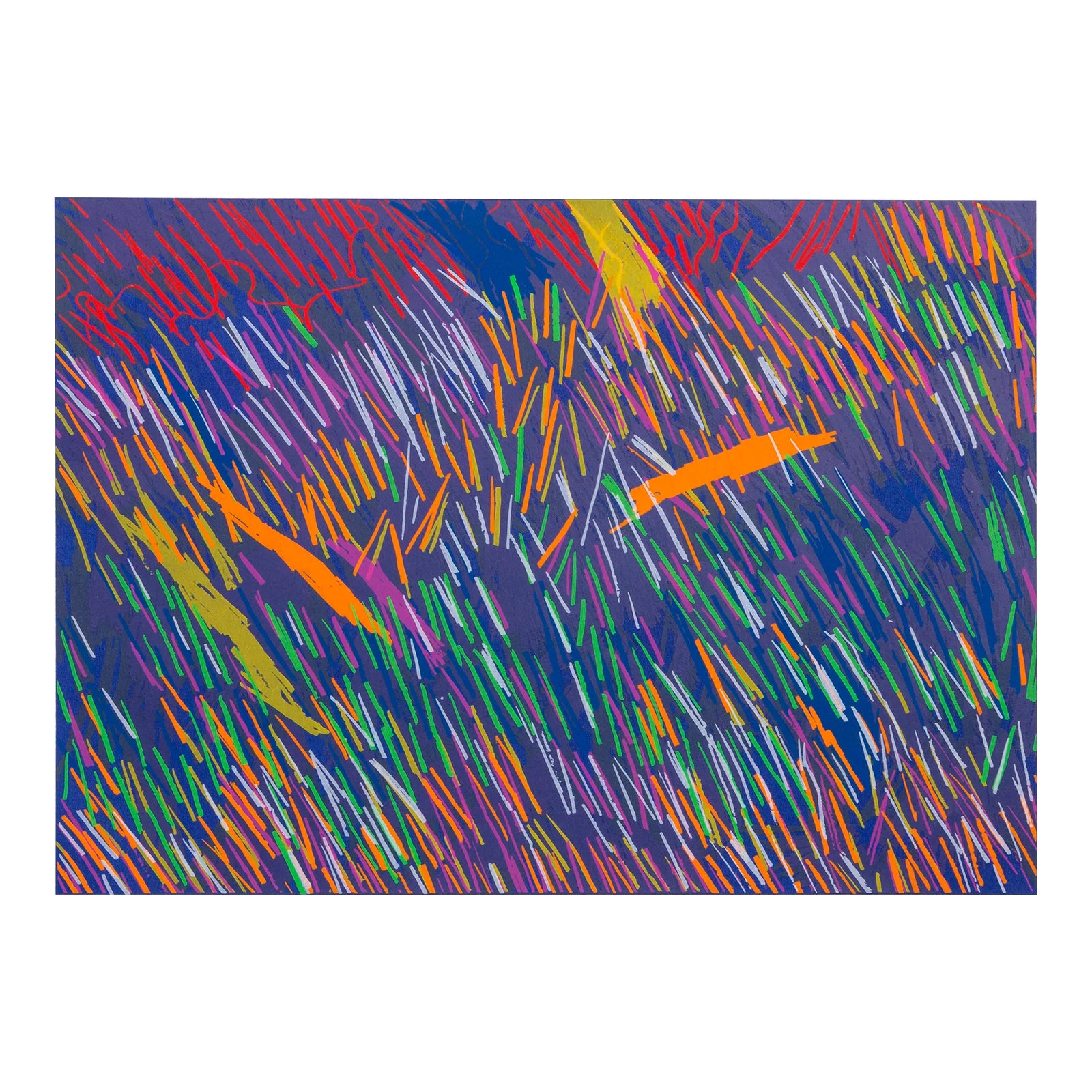 Ronnie Landfield, Untitled, Screenprint | Chairish