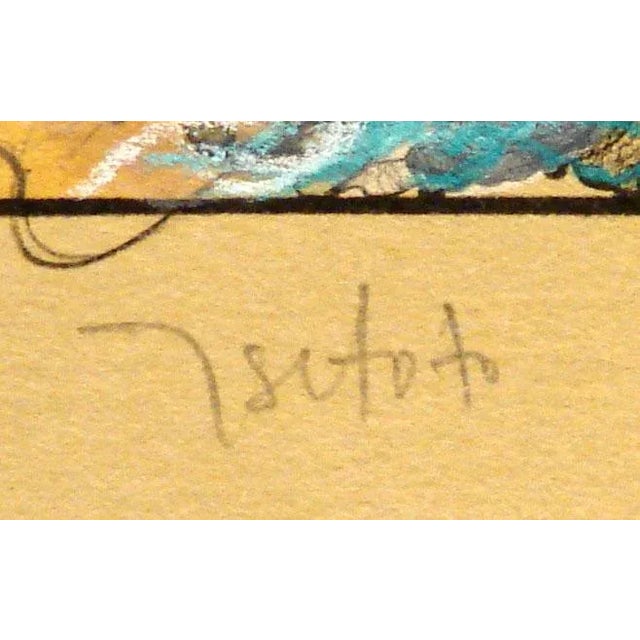 Larry Fodor "Tsitoto" 1987 Hand Signed Southwestern Art Lithograph ...