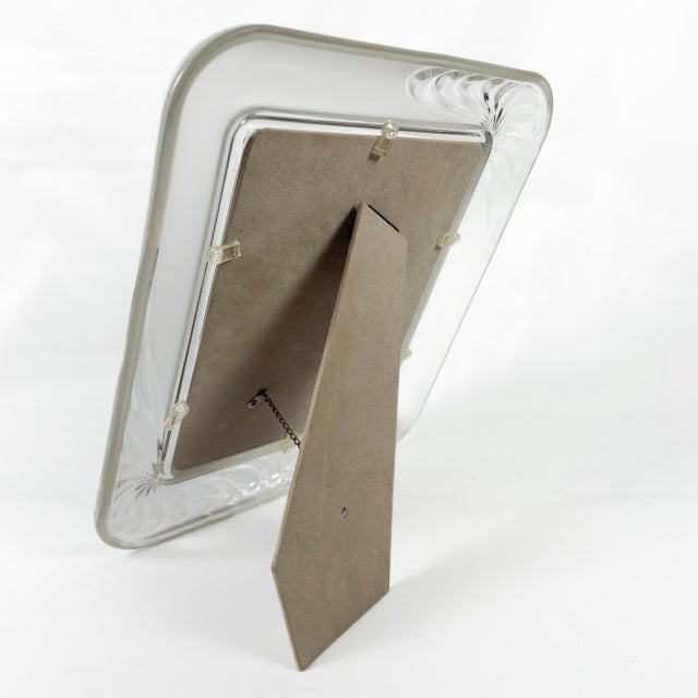 Mikasa Mystique Crystal Glass Picture Frame for 8 X 10 Photo | Chairish