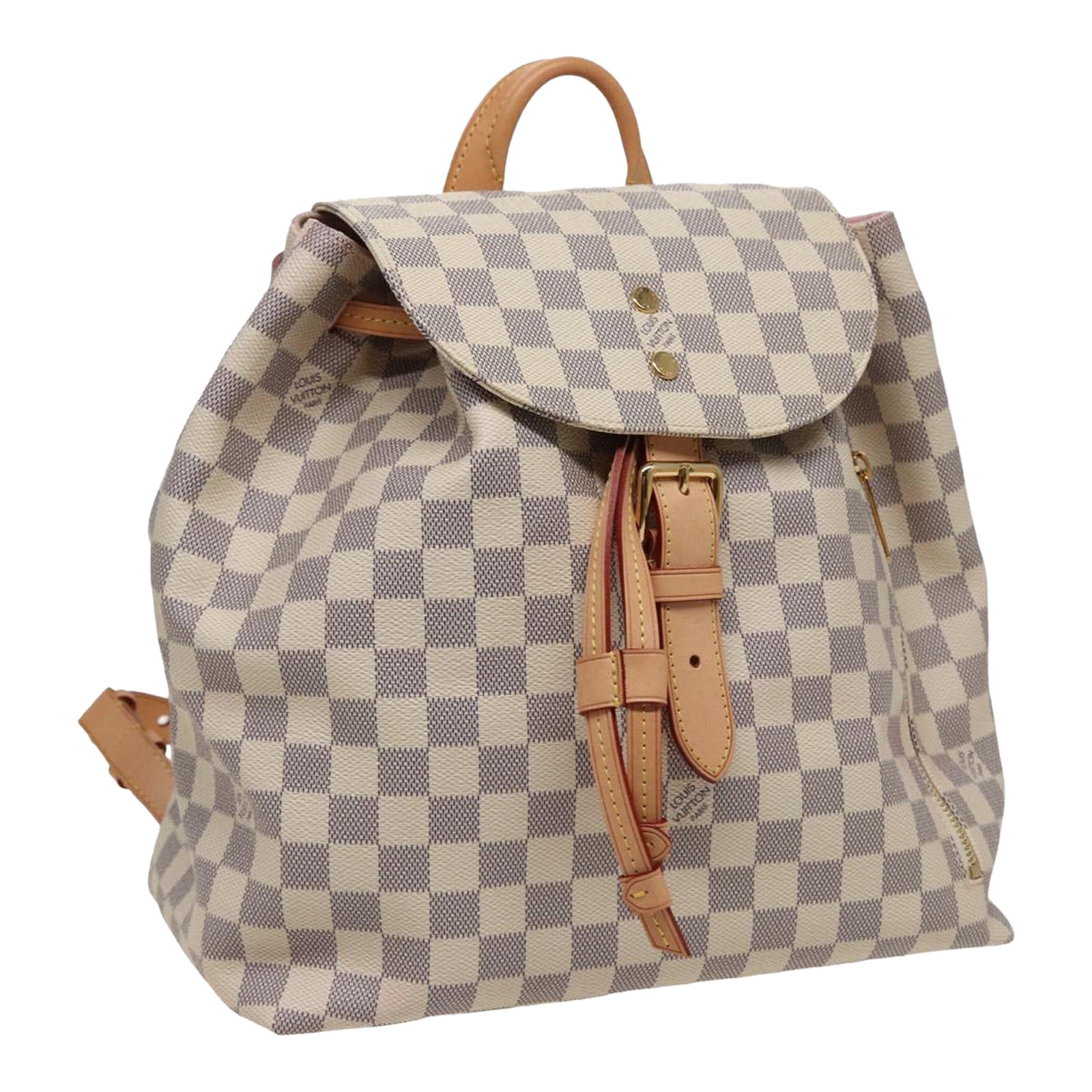 Louis Vuitton Damier Azur Speron Backpack N41578 Lv Auth 74820A | Chairish