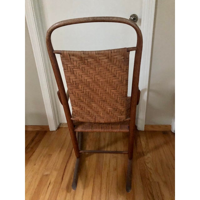 1940s Bentwood Splint Rocker After Thonet | Chairish