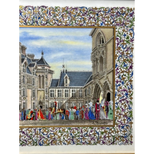 Jean Gradassi, Miniature on Porcelain, Palais Jacques Cœur, France ...