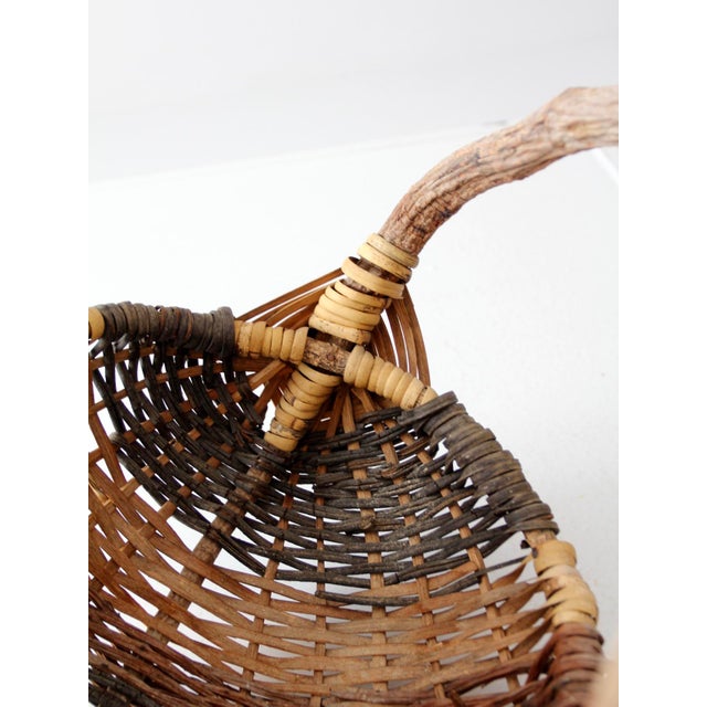 Vintage Rustic Basket | Chairish