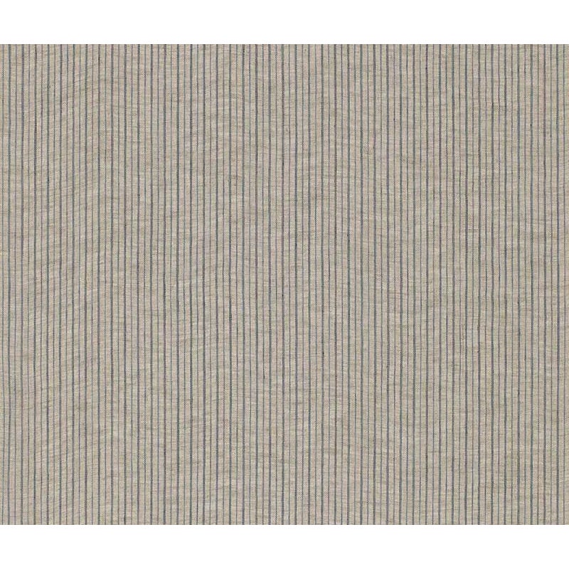 Sample - Schumacher Cascade Stripe Sheer Fabric in Stone | Chairish