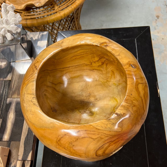 Natural Teak Root Planter | Chairish