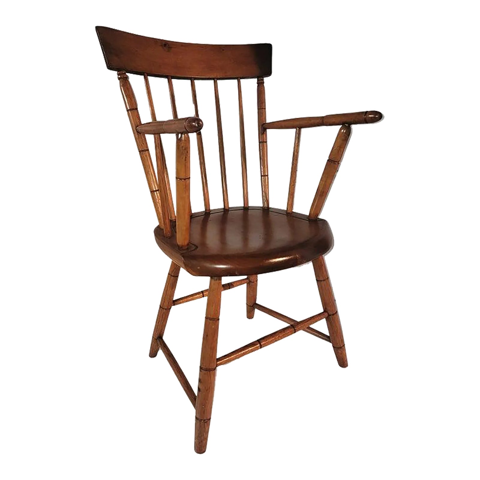19Thc Windsor High Back Side Chair | Chairish