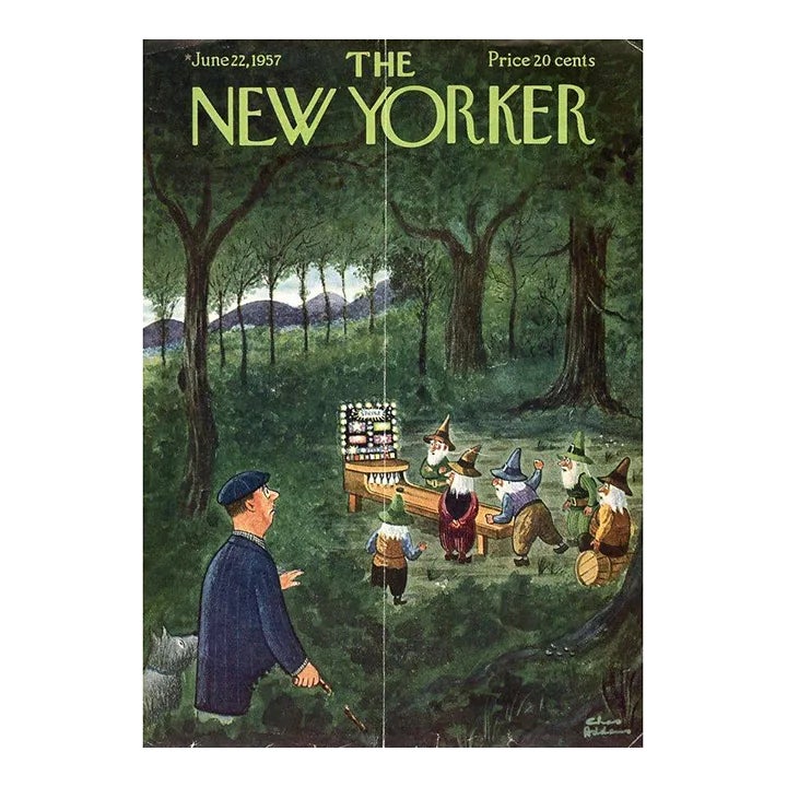 1957, New Yorker Magazine Cover, June 22 (Charles Addams), Original ...