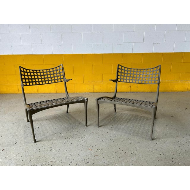 'Sol Y Luna' Gazelle Outdoor Lounge Chairs by Brown Jordan | Chairish