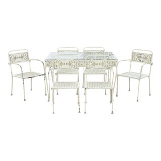 Vintage Wrought Iron Dining Tables | Chairish