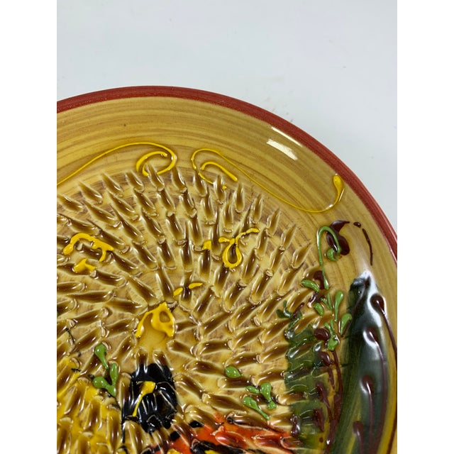 1990s Ceramica De Espana Grater Zester Pottery Plates, Signed - Pair of ...