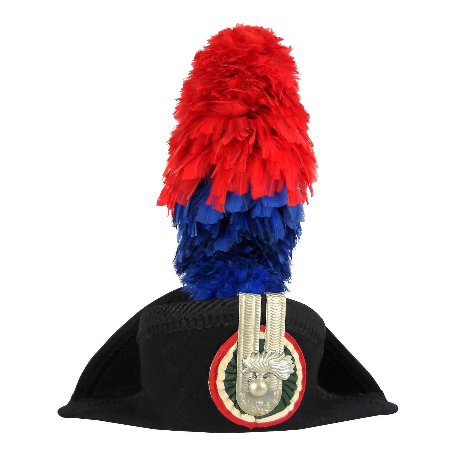 Italian Carabinieri Bicorn Dress Hat | Chairish