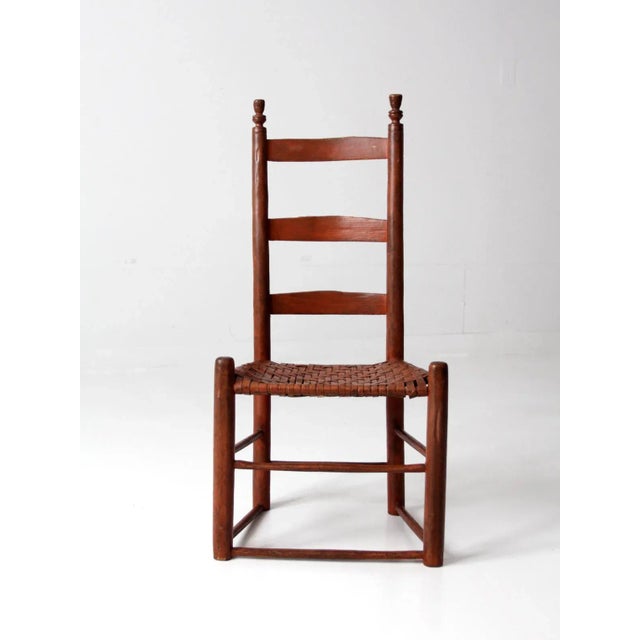 Antique Splint Weave Seat Chair | Chairish Antique Splint Weave Seat Chair | Chairish