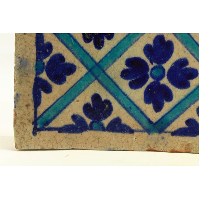 19th Century Mughal /Qajar Indo-Persian Blue & Turquoise Glaze Redware ...