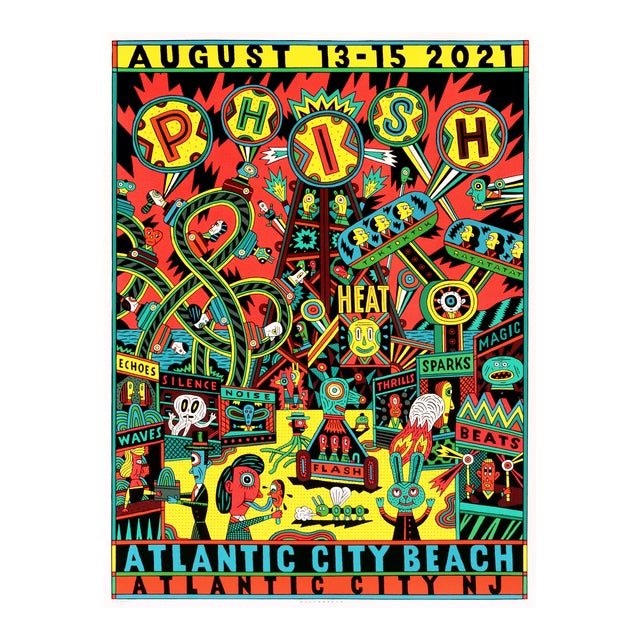 2021 American Concert Poster, Phish | Chairish