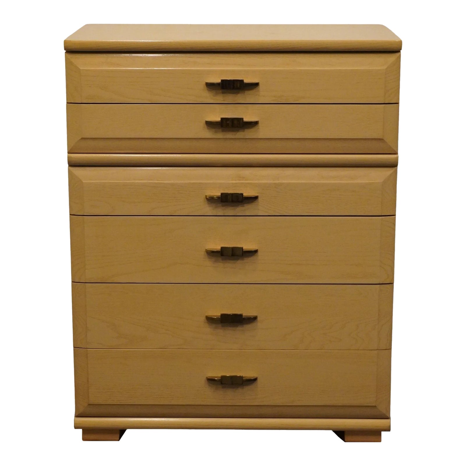 Mengel Furniture Bleached Oak Mid Century Modern MCM 34" Chest of ...