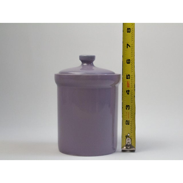 Vintage Pink and Purple Ceramic Storage Kitchen Canisters - a Pair ...