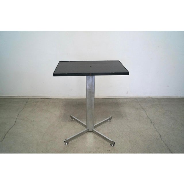 1970’s Mid-Century Modern Chrome Pedestal Tv Stand | Chairish