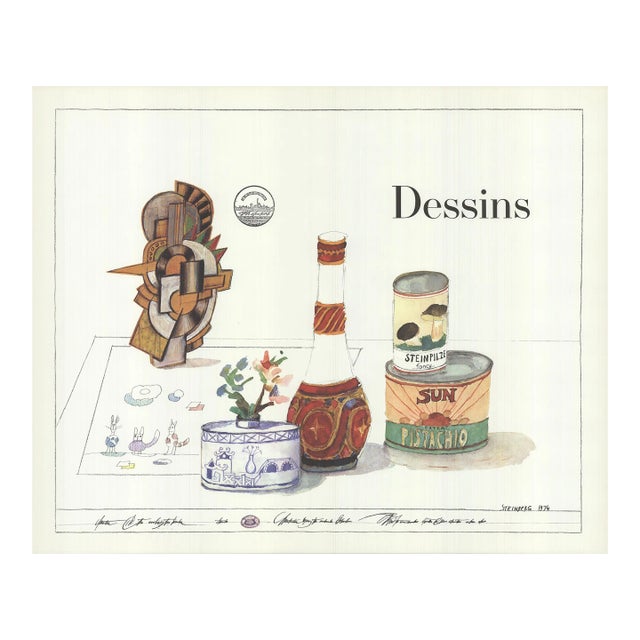 Saul Steinberg Dessins (drawings), 1981 | Chairish