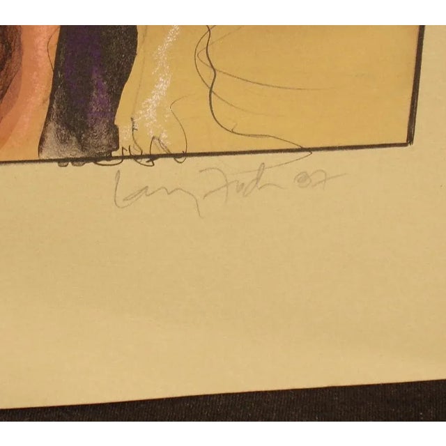 Larry Fodor "Shaman Dream 5" Signed Numbered Lithograph Artwork 1987 ...