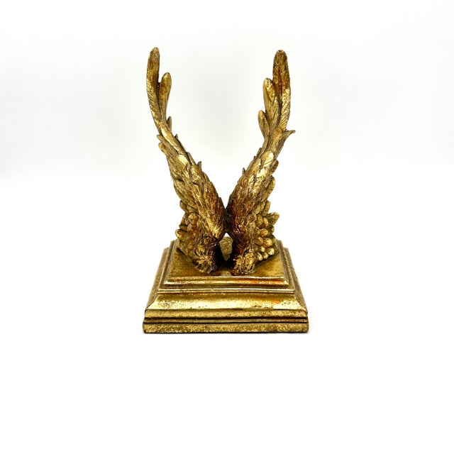 Early 21st Century Gold Wings Sculpture | Chairish
