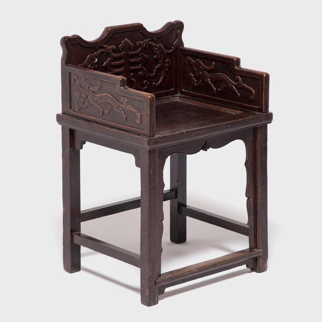 Mid 19th Century Pair of Low Back Chairs | Chairish