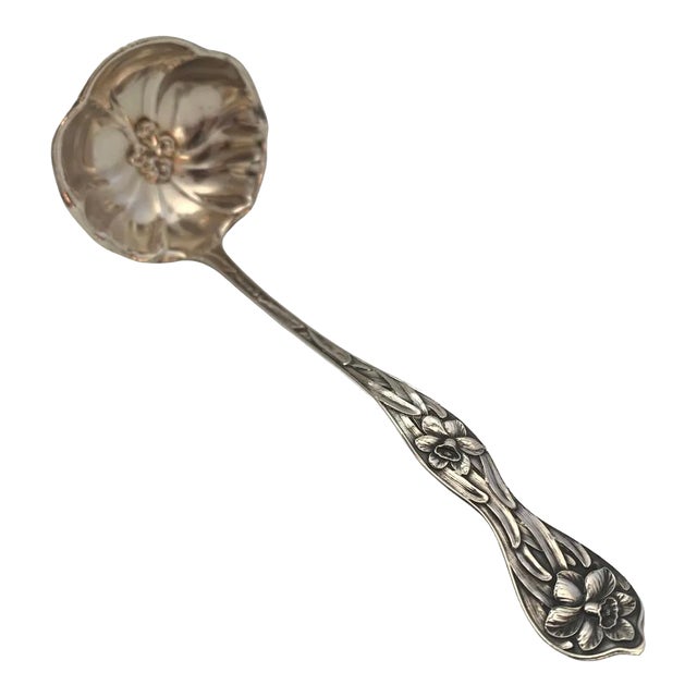 1900's American Sterling Sauce Ladle by Baker Manchester | Chairish