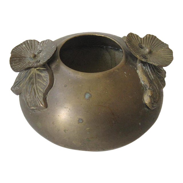 Art Noveau Brass Bowl | Chairish