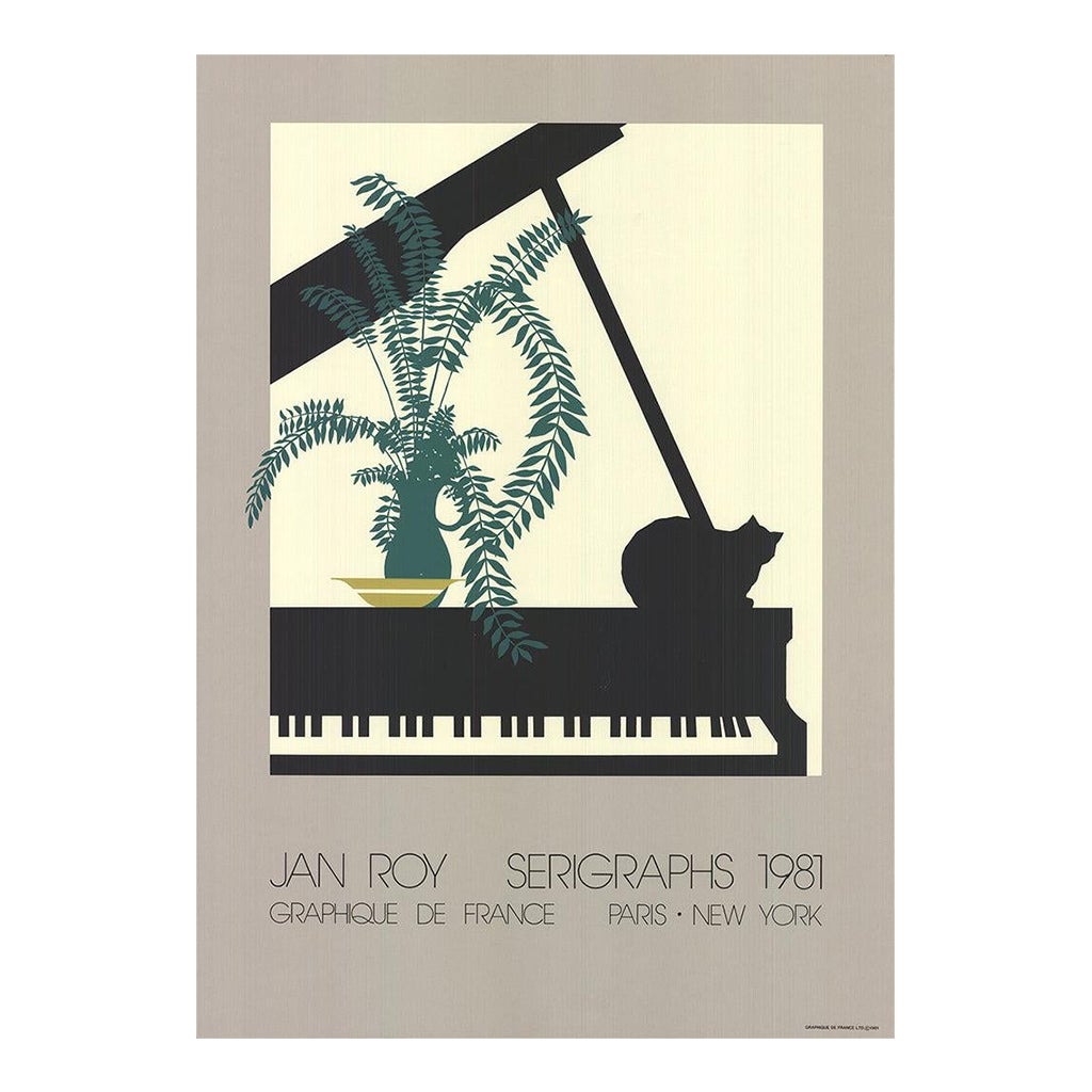1981 Jan Roy 'Serigraphs' Serigraph | Chairish