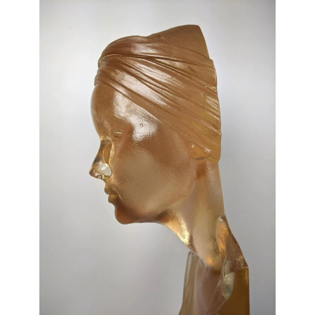 Marc Sijan, Marc Sijan Hyper Realist Contemporary Cast Acrylic Resin Sculpture Portrait Bust ...