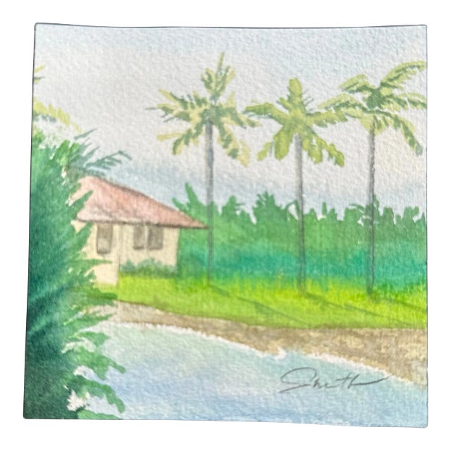 Original Watercolor Painting by Nancy Smith “Vintage Florida” | Chairish