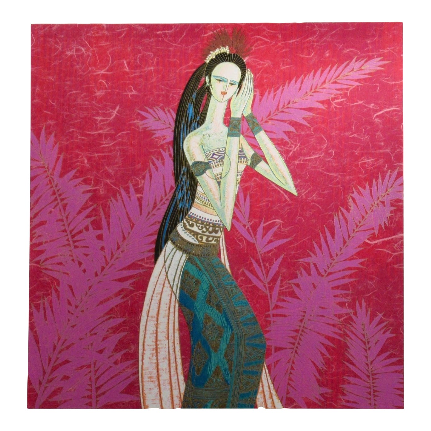 Ting Shao Kuang Bali Princess (Variant Red) 1996 Reproduction Print ...