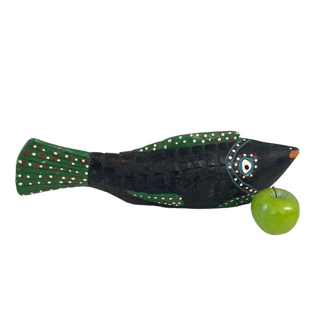 African Wooden Fish Bozo Tribe Mali 20" | Chairish