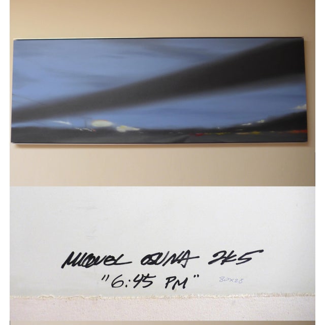 Miguel Osuna "6:45pm" Abstract Painting | Chairish