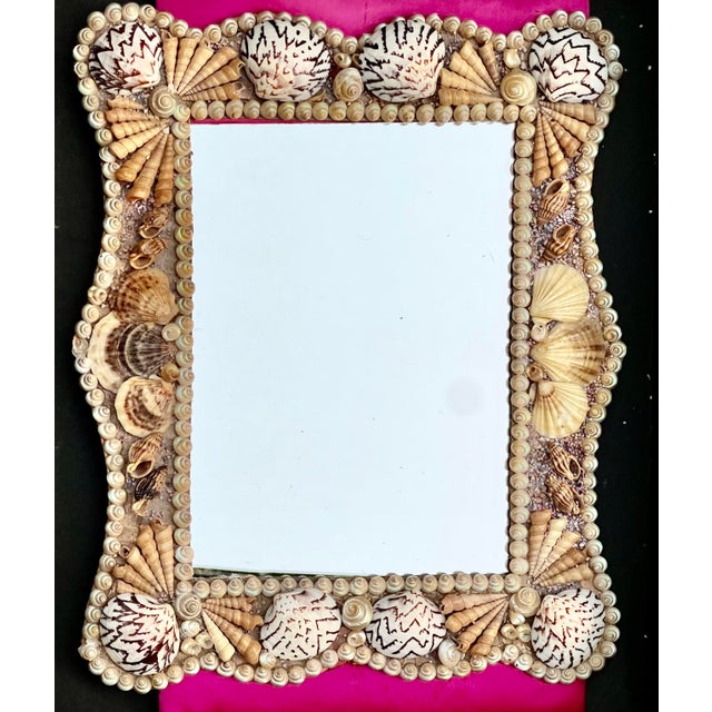 Vintage Shell Mirror | Chairish