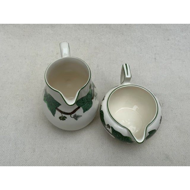 1970s Wedgwood Napoleon Ivy Pattern Pitchers- a Pair | Chairish