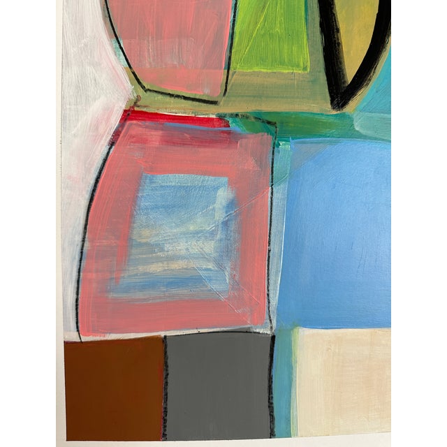 Framed Original Contemporary Abstract Painting by Michael Sanchez ...