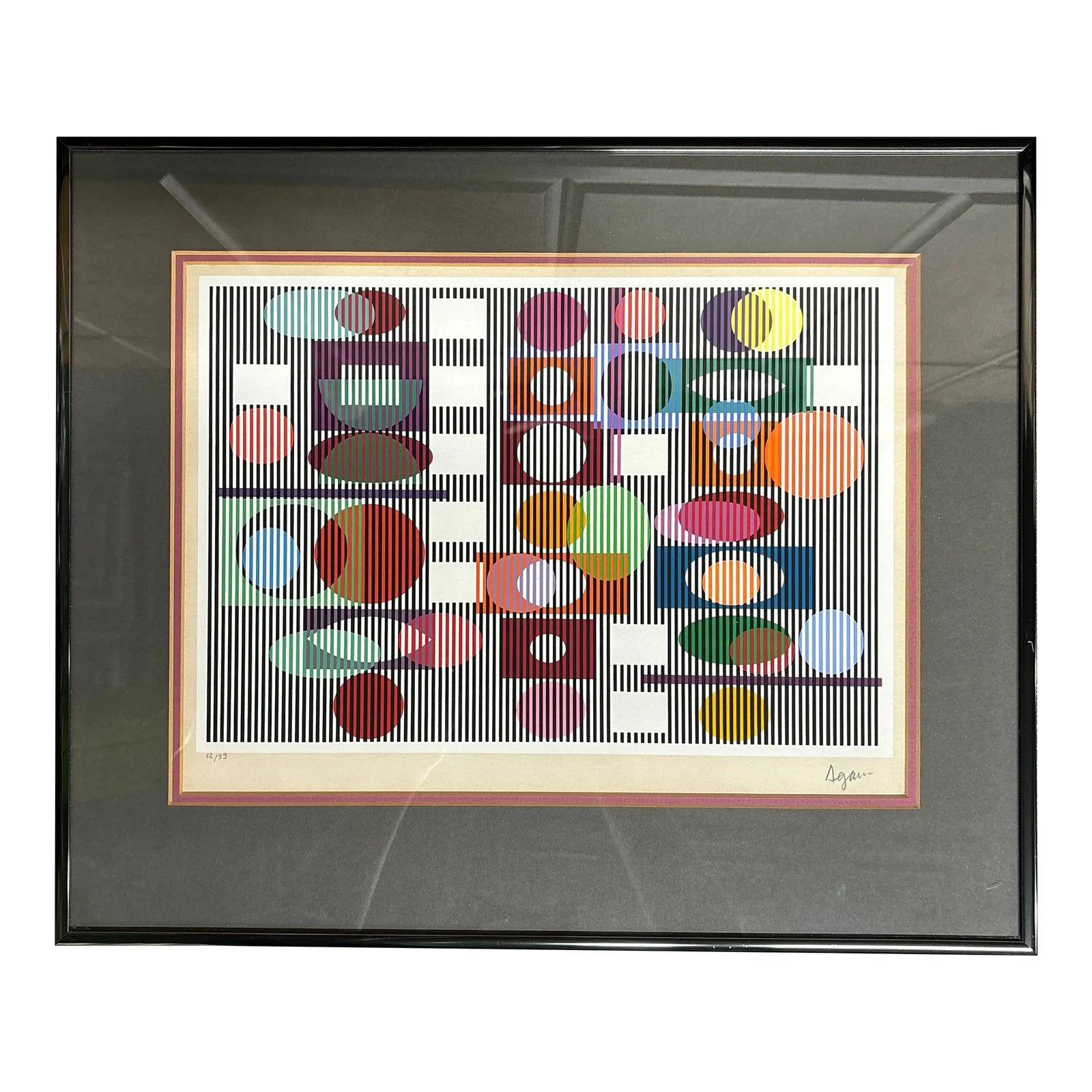 Signed and Numbered Yaacov Agam | Chairish