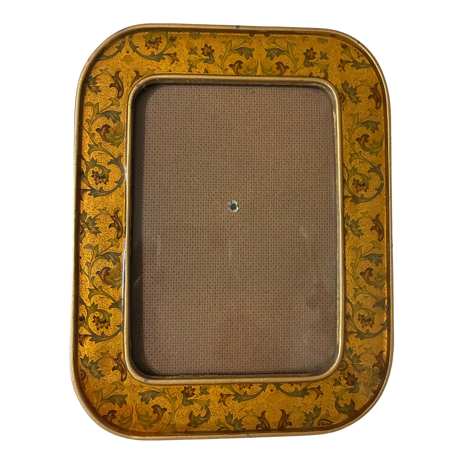 Mid 20th Century Enameled Floral Picture Frame Bucklers 5th Ave. Ny ...