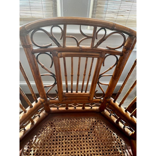 1960s Tortoise Chinoiserie Style Brighton Pavilion Chair | Chairish