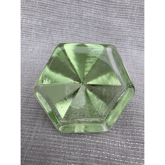 Mid Century Glass Deck Prism | Chairish