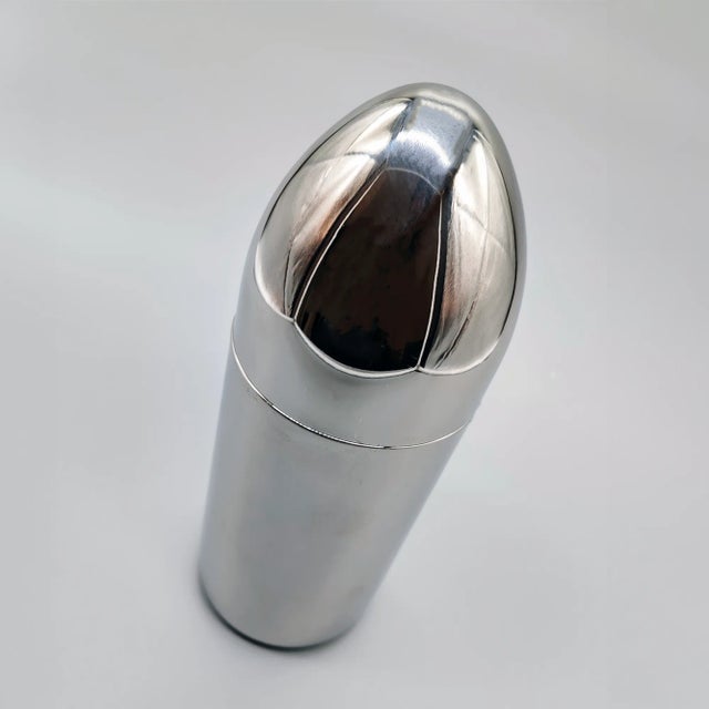 Vintage Bullet Cocktail Shaker in Stainless Steel - 1960s | Chairish
