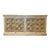 Rustic Cream Finished Four Door Sideboard | Chairish