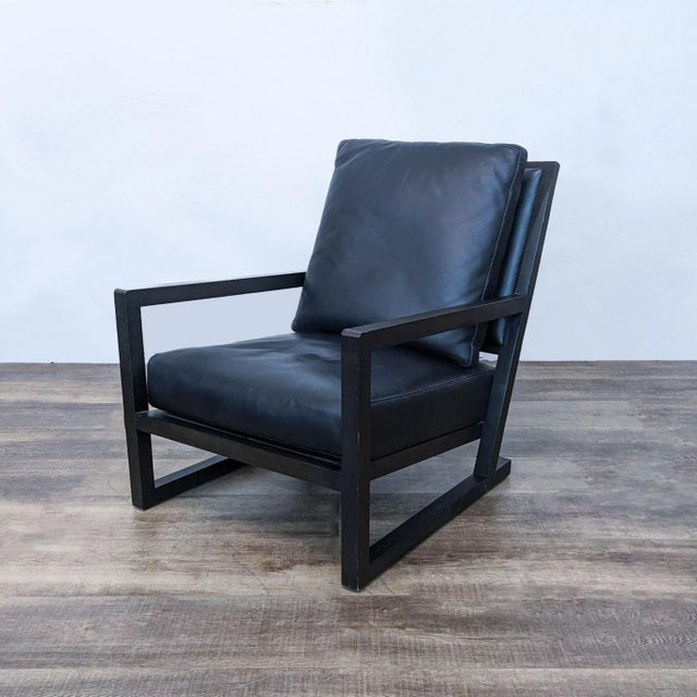 Camerich Modern Simon Leather Lounge Chair | Chairish