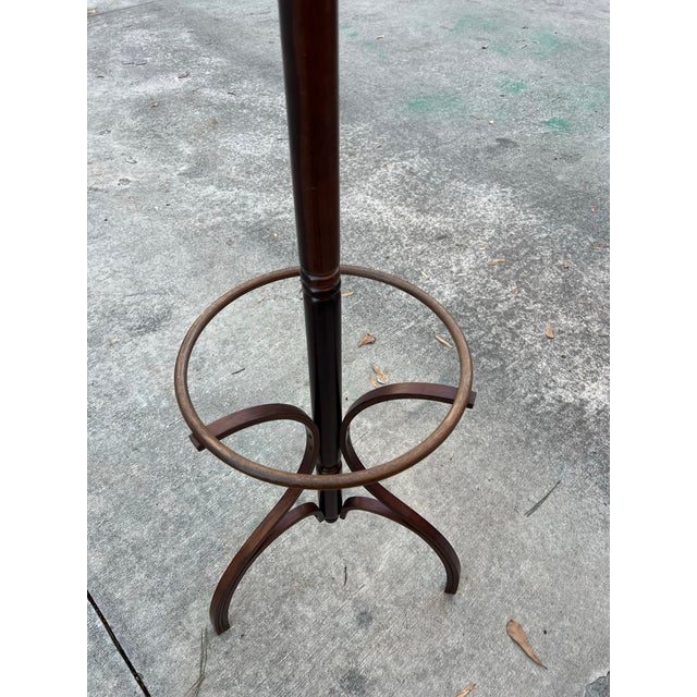 Vintage Wooden Hand Carved Tall Coat Rack/Hat Rack | Chairish